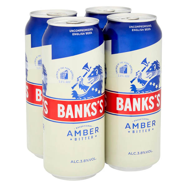 Banks Bitter 4 x 500ml - Dial A Drink