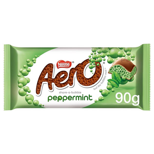 Aero Peppermint Mint Chocolate Bar 90g - Dial A Drink
